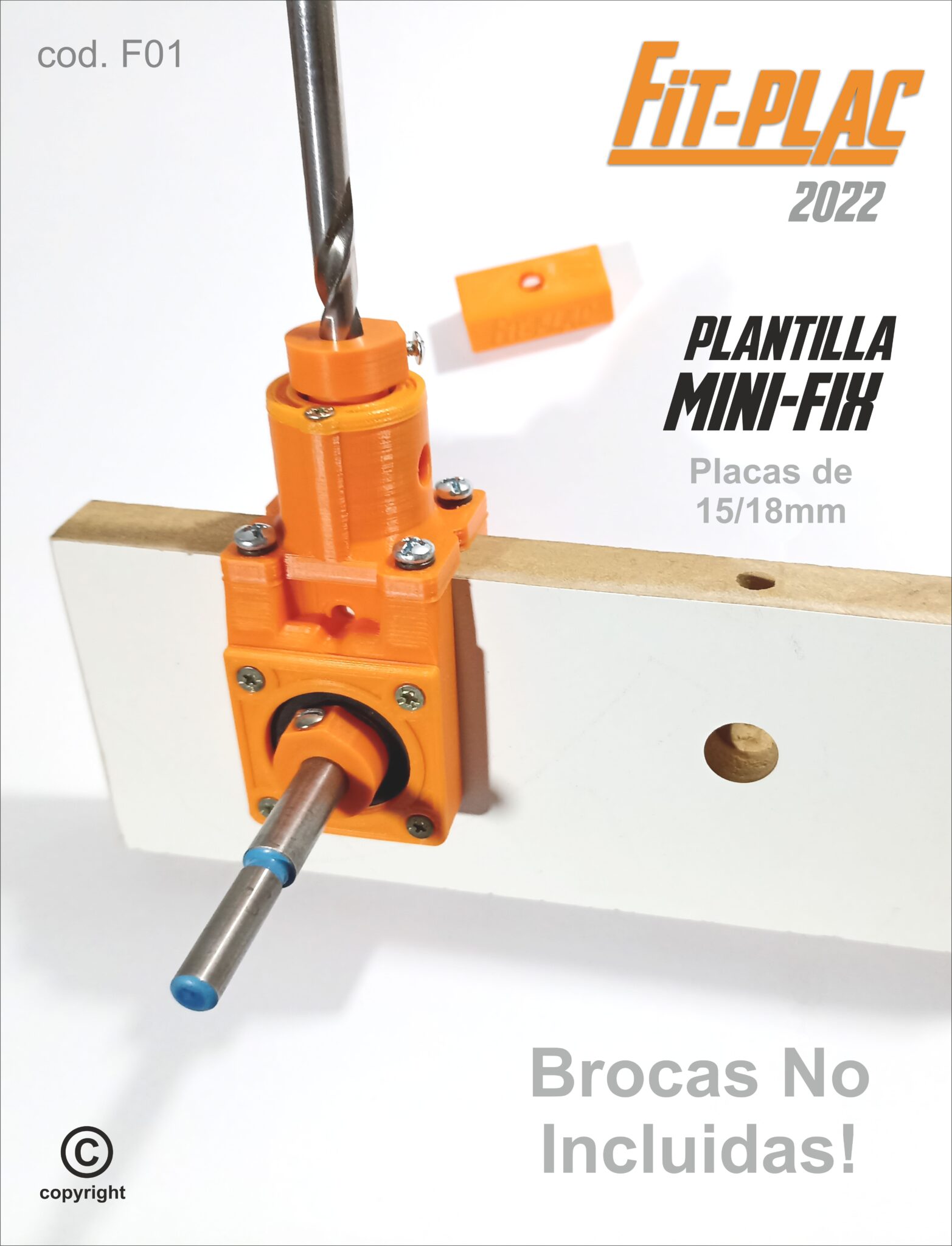 Plantilla Minifix Básica – Fit-Plac