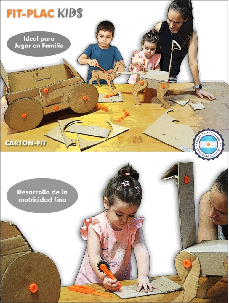 Kit creativo para construir con cartón – Fit-Plac